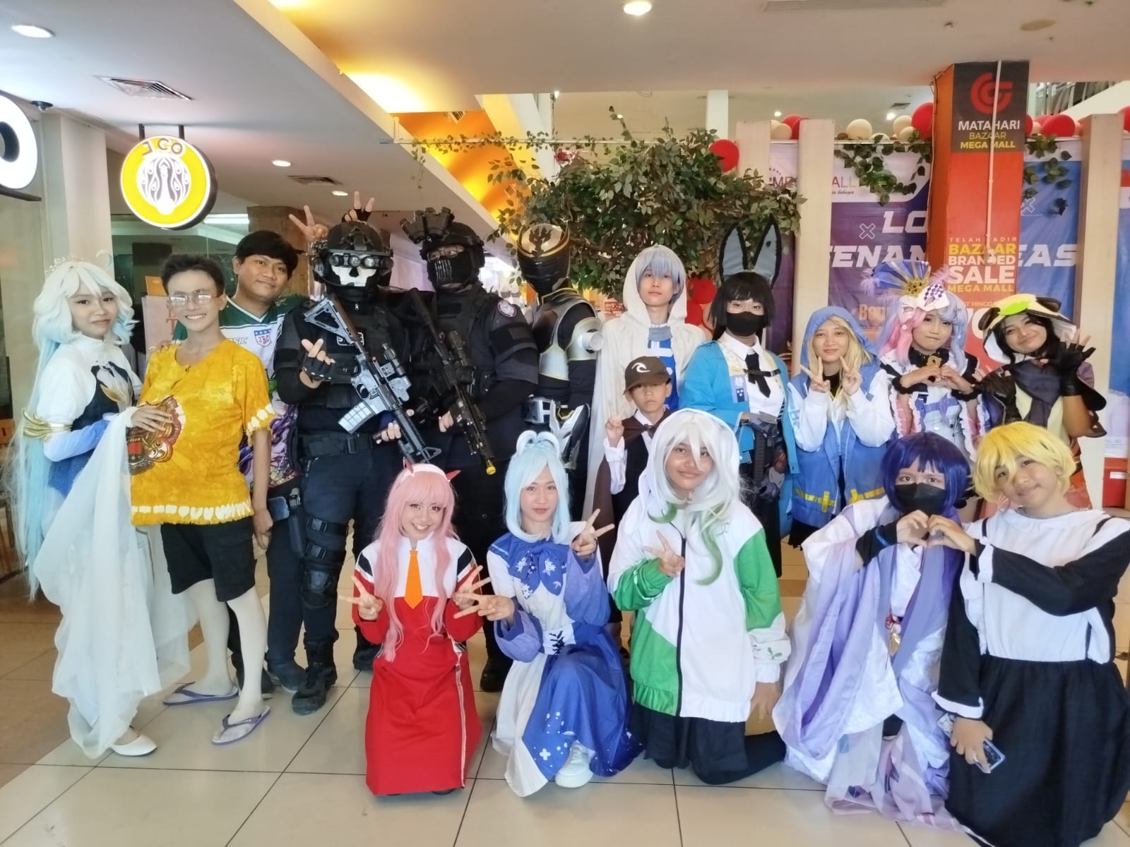 Mega Mall Bengkulu Ramaikan Akhir Pekan dengan Lomba Cosplay Jejepangan